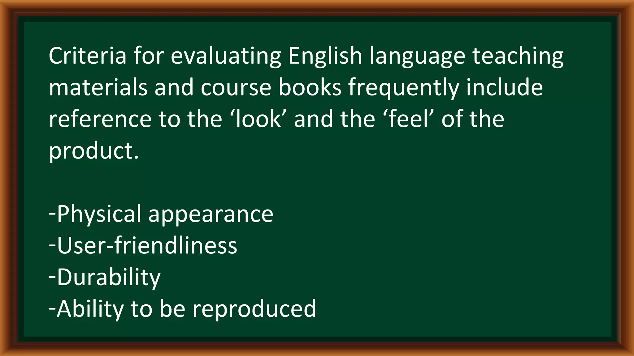 Guidelines for Designing Effective Language Teaching Materials | PPT