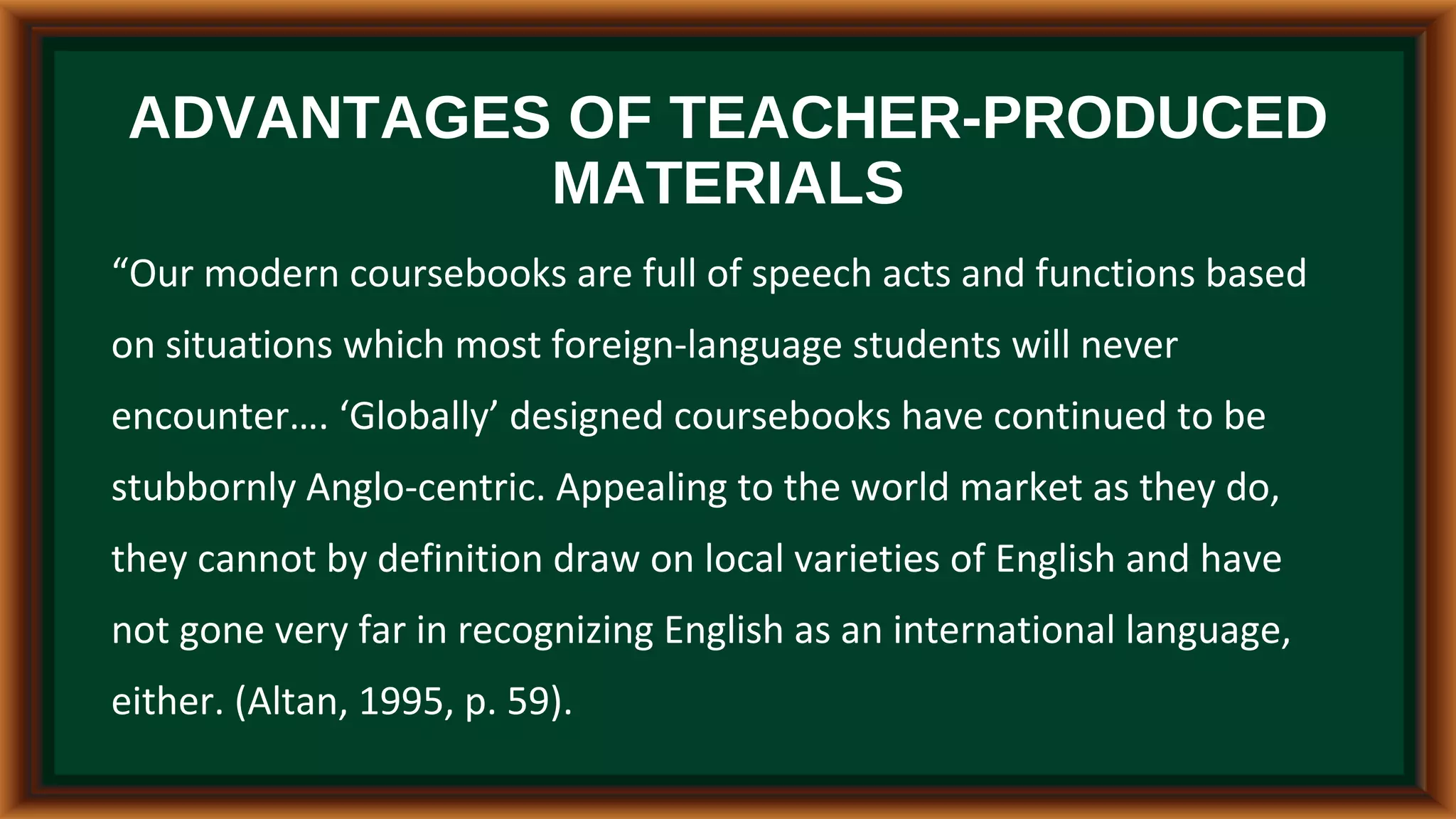 Guidelines for Designing Effective Language Teaching Materials | PPT