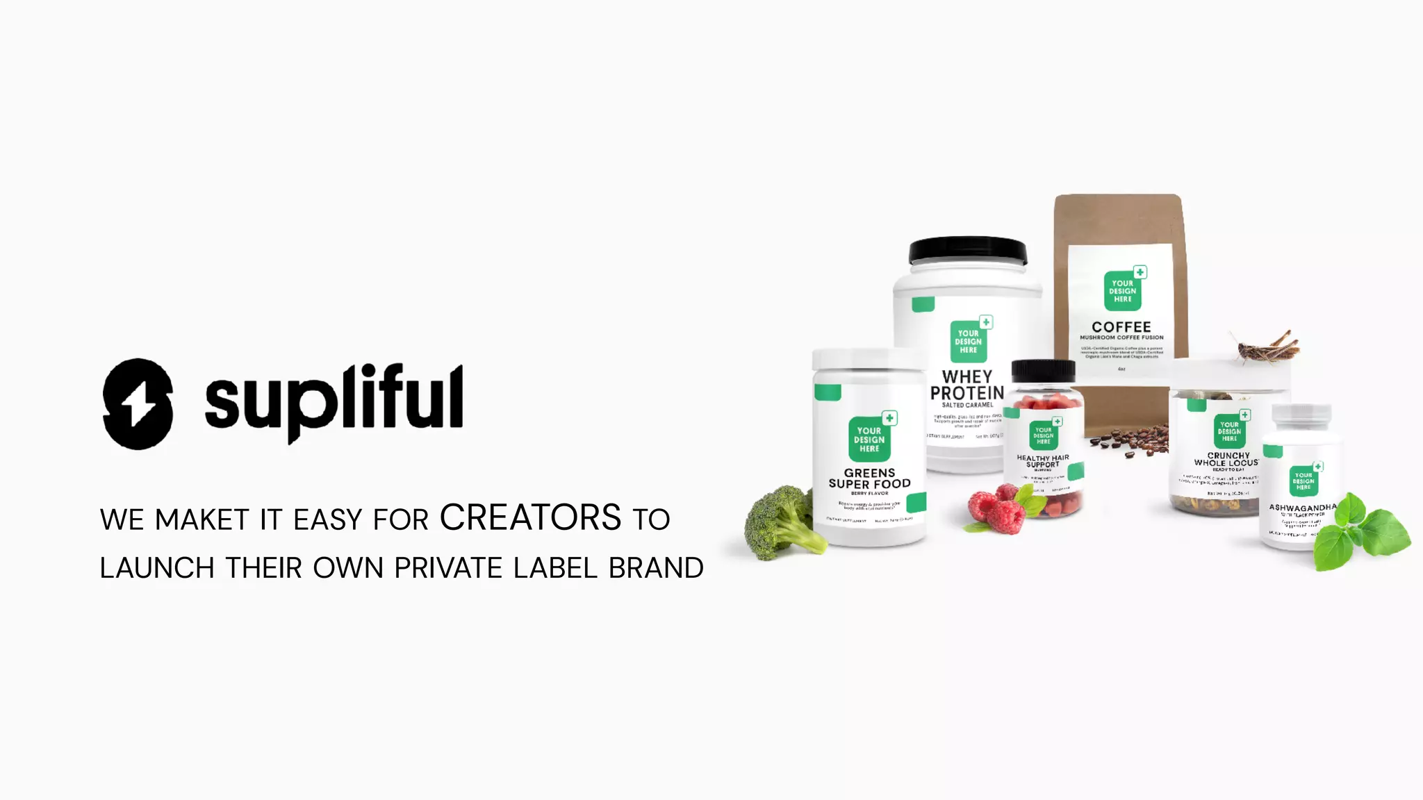 Supliful's $1.1M pitch deck for white-label influencer supplements | PDF