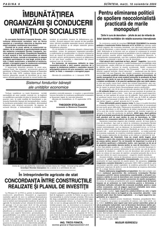 Supliment scã‚nteia | PDF