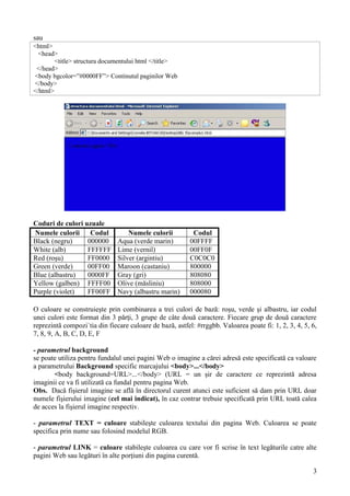 Suport 01-cls9-tic-cap05-crearea paginilor web | PDF