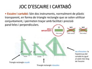 SUPORTS I ESTRIS DE DIBUIX A TECNOLOGIA | PPT