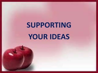 S uporting idea | PPTX