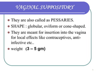 Suppository | PPT