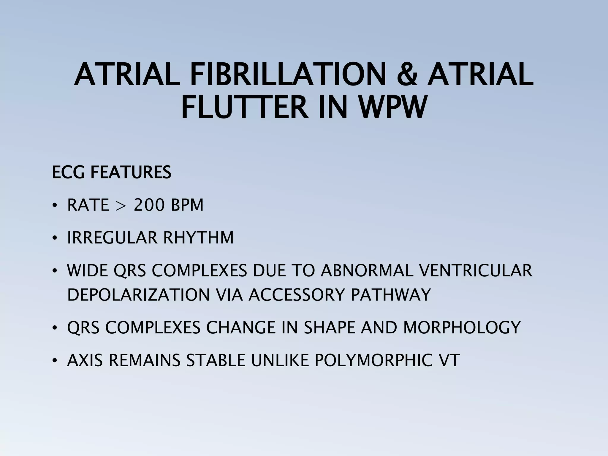 PRE EXCITATION SYNDROMES (THE WOLFF PARKINSON WHITE, LPL, MAHAIM) | PPTX
