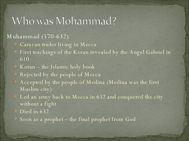 Supplemental Unit Islamic World | PPT