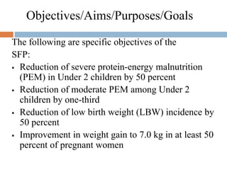 Supplementary Feeding Program(SFP) in BINP | PPTX