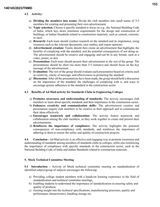 Supplementary Guidelines for Standards Club activities under ...