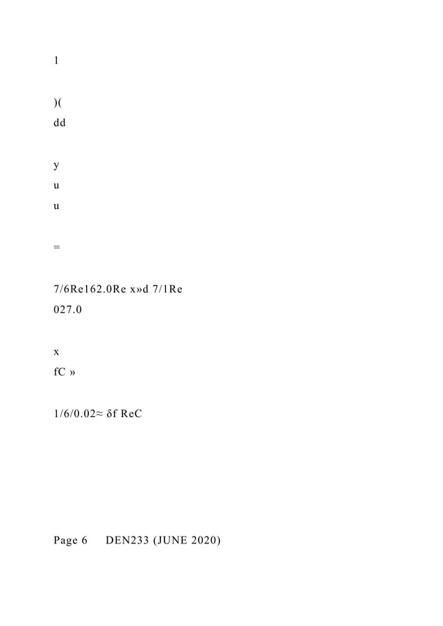 SUPPLEMENTARY LOW SPEED AERODYNAMICS (DEN233) .docx