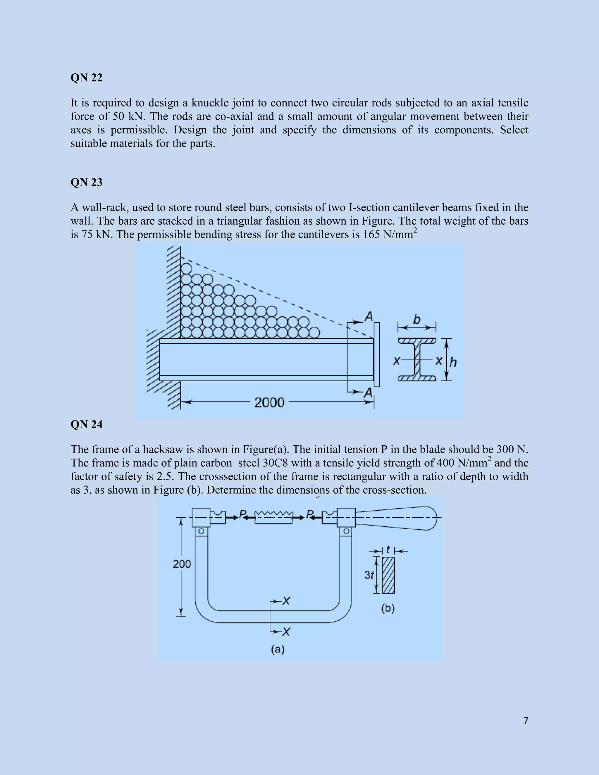 MACHINE DESIGN QUESTION BANK . , | PDF