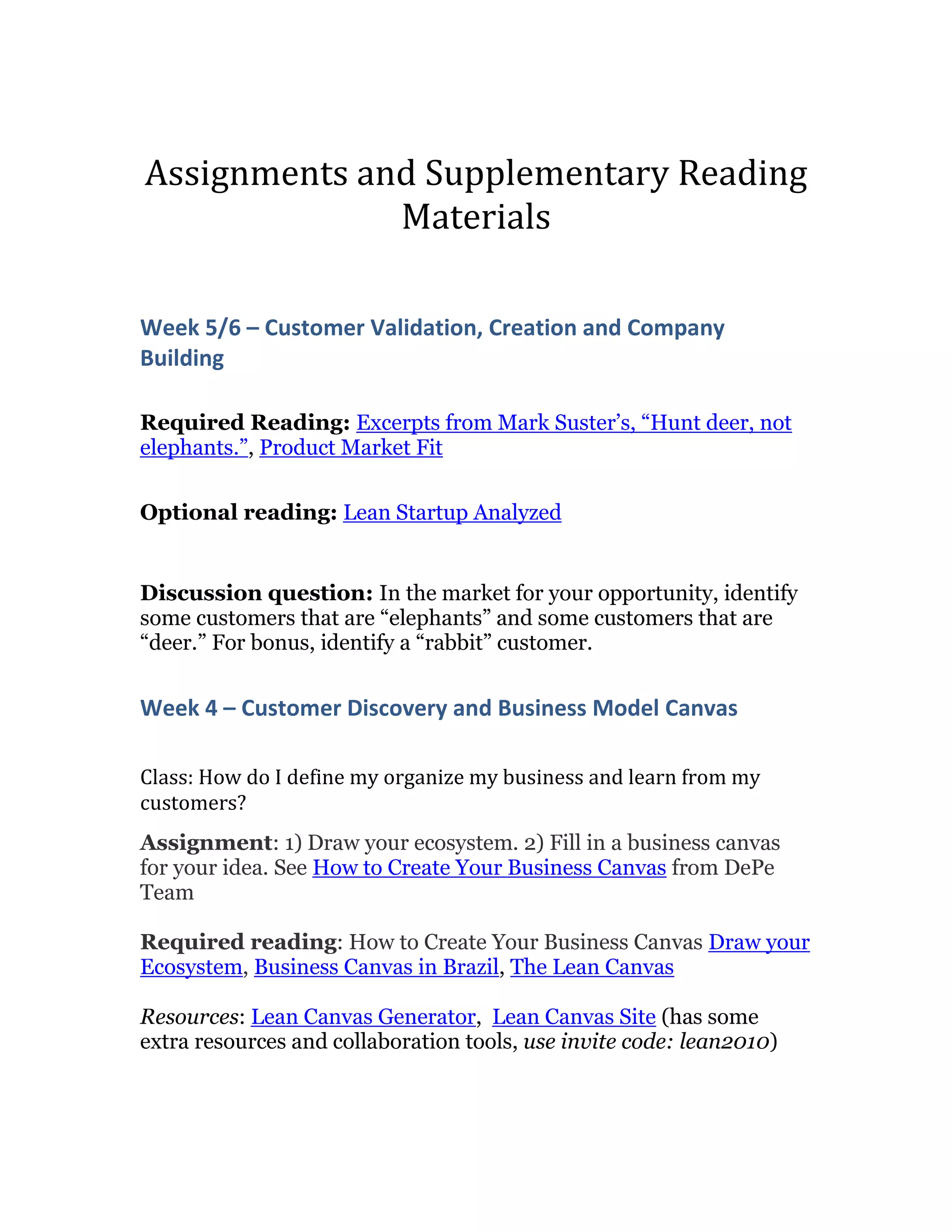 DePe - Supplementary reading materials | DOCX