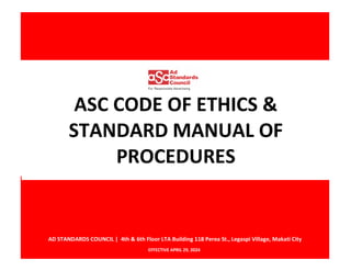 Supplementary Reference_ASC_Guidebook.pdf | Advertising Industry ...