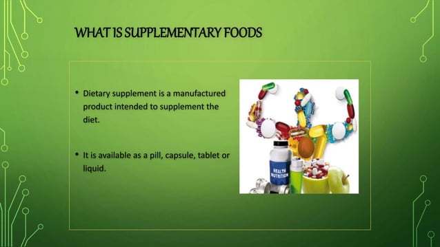 Supplementary Foods vs Fortified Foods | PPTX | Nutrition | Healthy Living