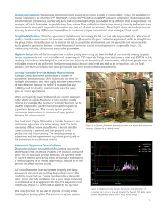 Supplementing lab analysis with inline quality measurements in food ...