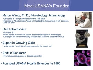 The USANA Difference | PPT | Nutrition | Healthy Living