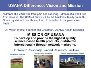 The USANA Difference | PPT | Nutrition | Healthy Living