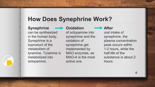 Supplement reviews E01 - Synephrine Review | PPTX