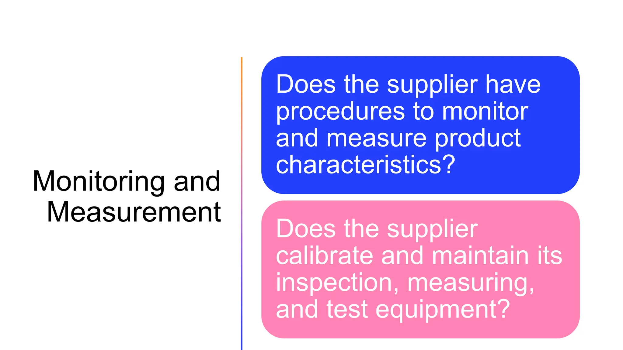 Supplier Audit Checklist eAuditor Audits & Inspections | PDF