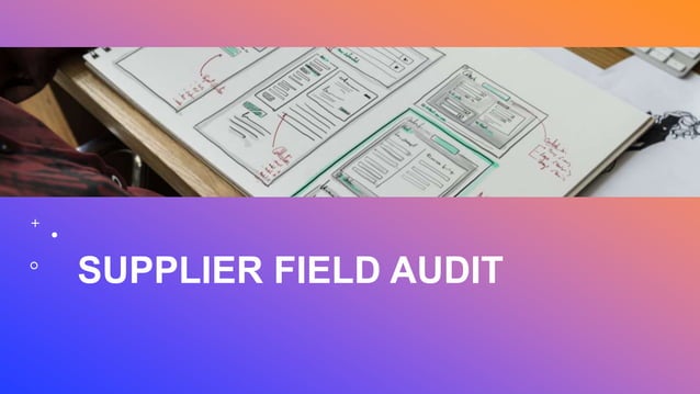 Supplier Audit Checklist eAuditor Audits & Inspections | PDF ...