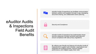 Supplier Audit Checklist eAuditor Audits & Inspections | PDF