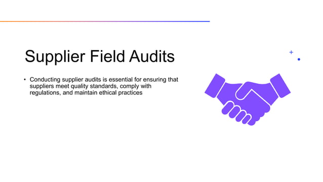 Supplier Audit Checklist eAuditor Audits & Inspections | PDF ...