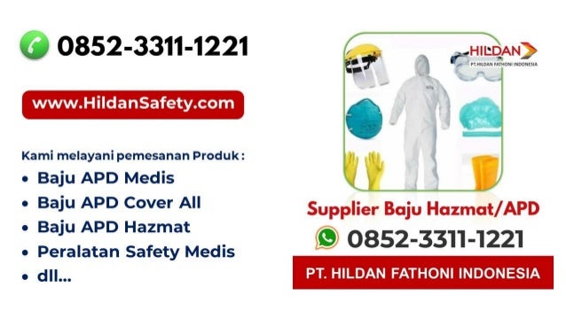 Supplier baju apd standar who | PPT