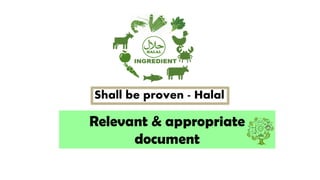 Halal Assurance System -Supplier Control | PDF