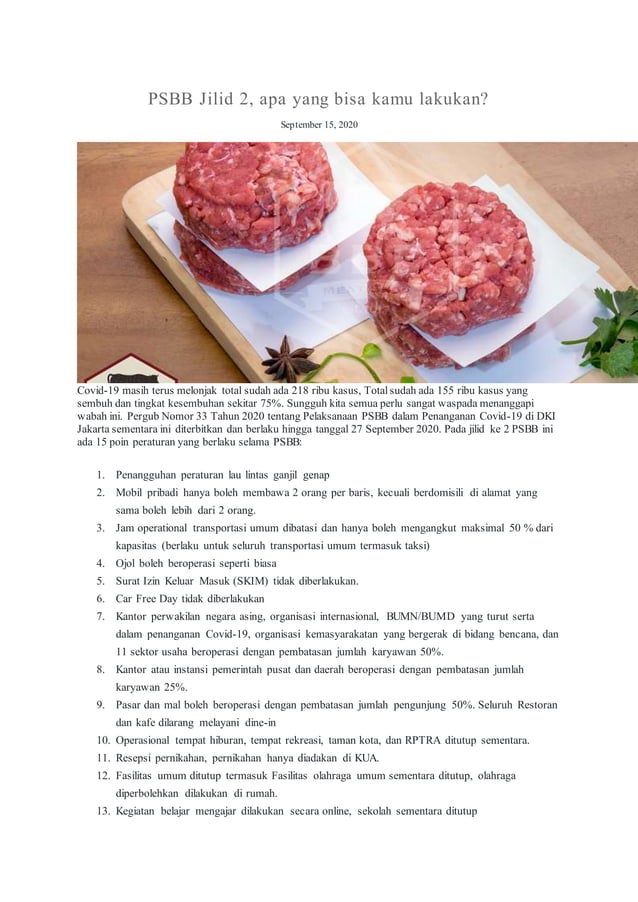 Supplier daging import dan frozen food | DOCX