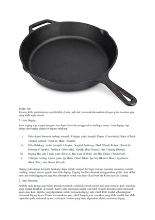 Supplier daging import dan frozen food | DOCX