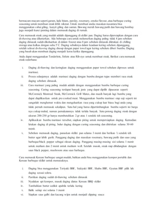 Supplier daging import dan frozen food | DOCX