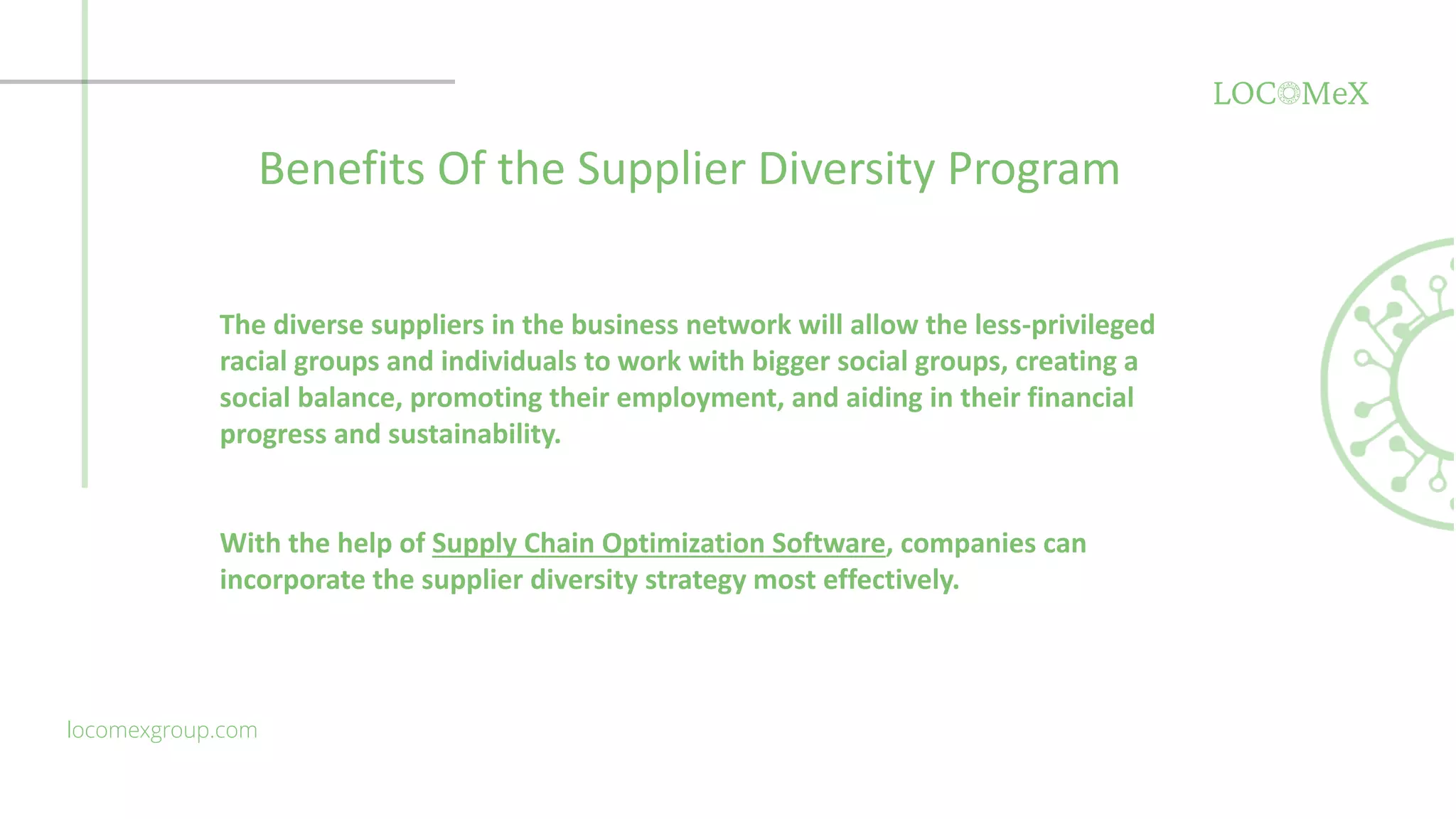 Supply Chain Optimization Software | ESG Benchmarking Tool | PPT