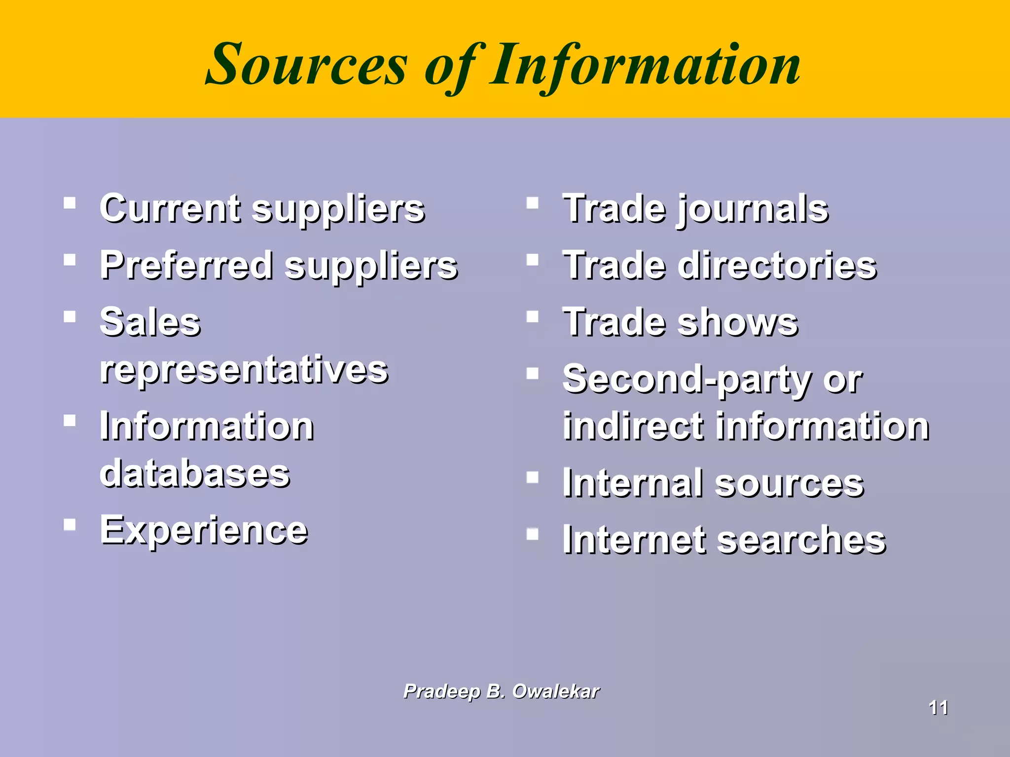 Supplier Evaluation And Selection Ppt