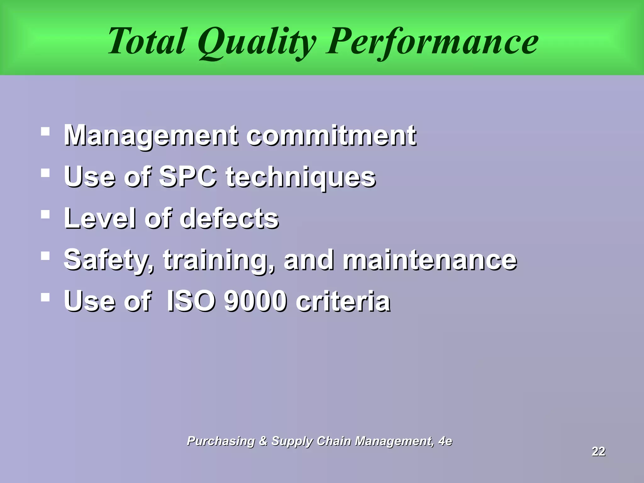Supplier Evaluation And Selection Ppt