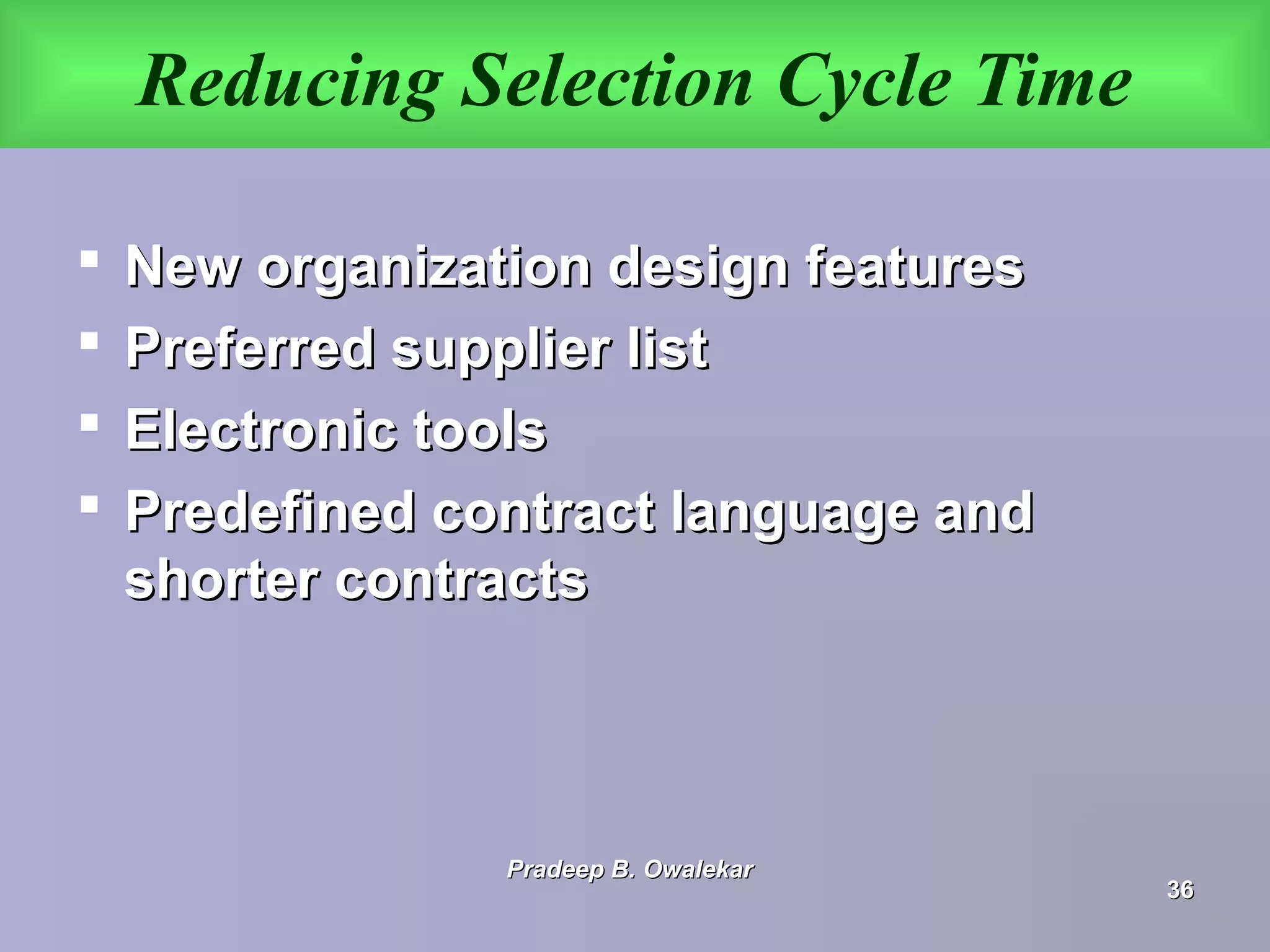 Supplier Evaluation And Selection Ppt