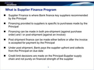 Supplier Finance Program Workflow | PPTX