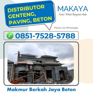 Vendor Genteng Beton Per M2 Kota Batu | PDF