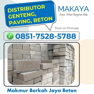 Distributor Biaya Pasang Conblock Melayani Kepanjen | PDF