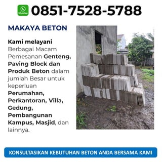 Produksi Konblok Per Meter Kota Batu | PDF