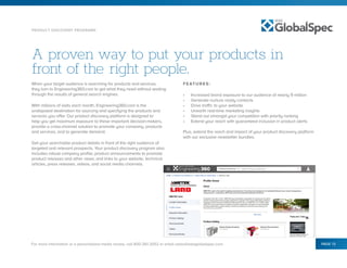 2019 IEEE GlobalSpec Media Kit | PDF