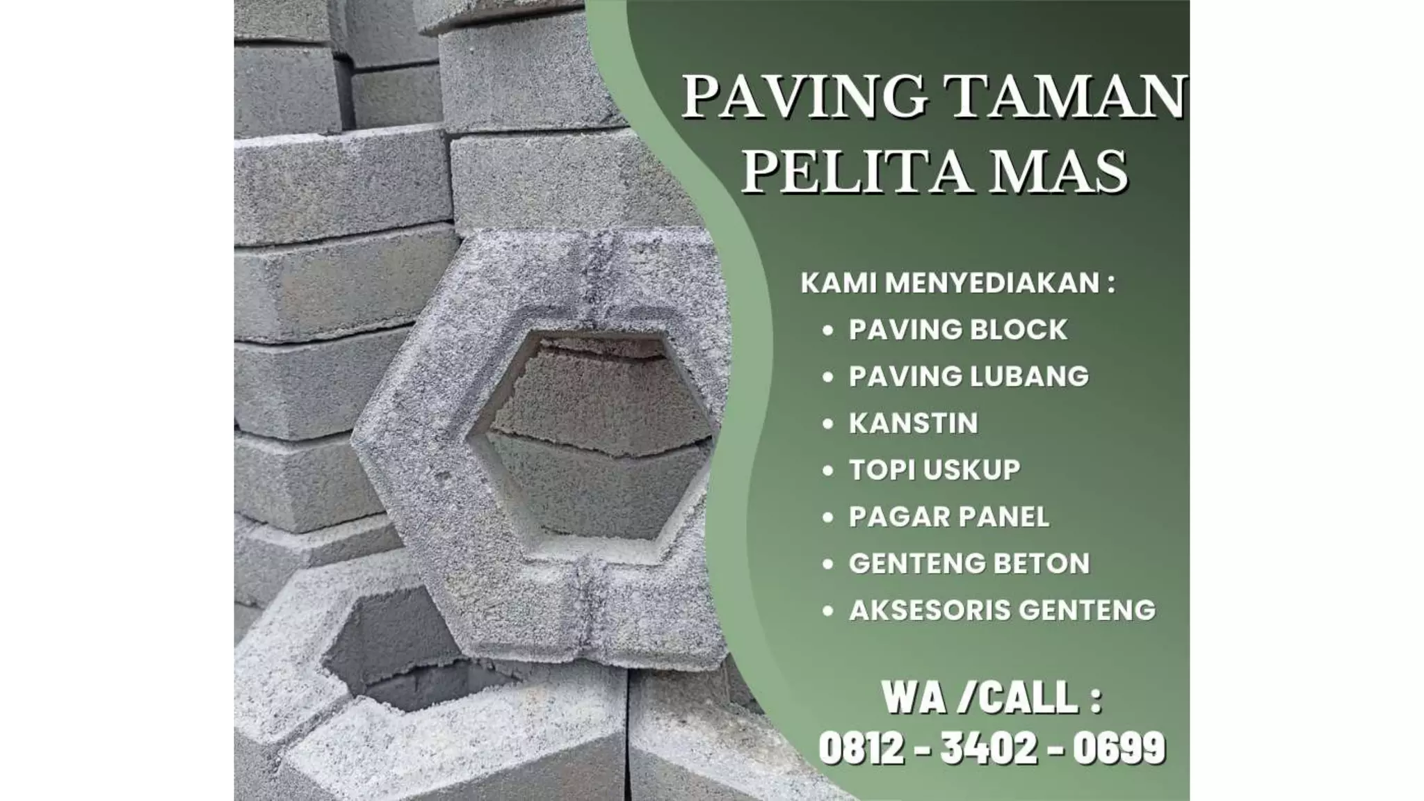Supplier paving block abu batu Sukun | PPT