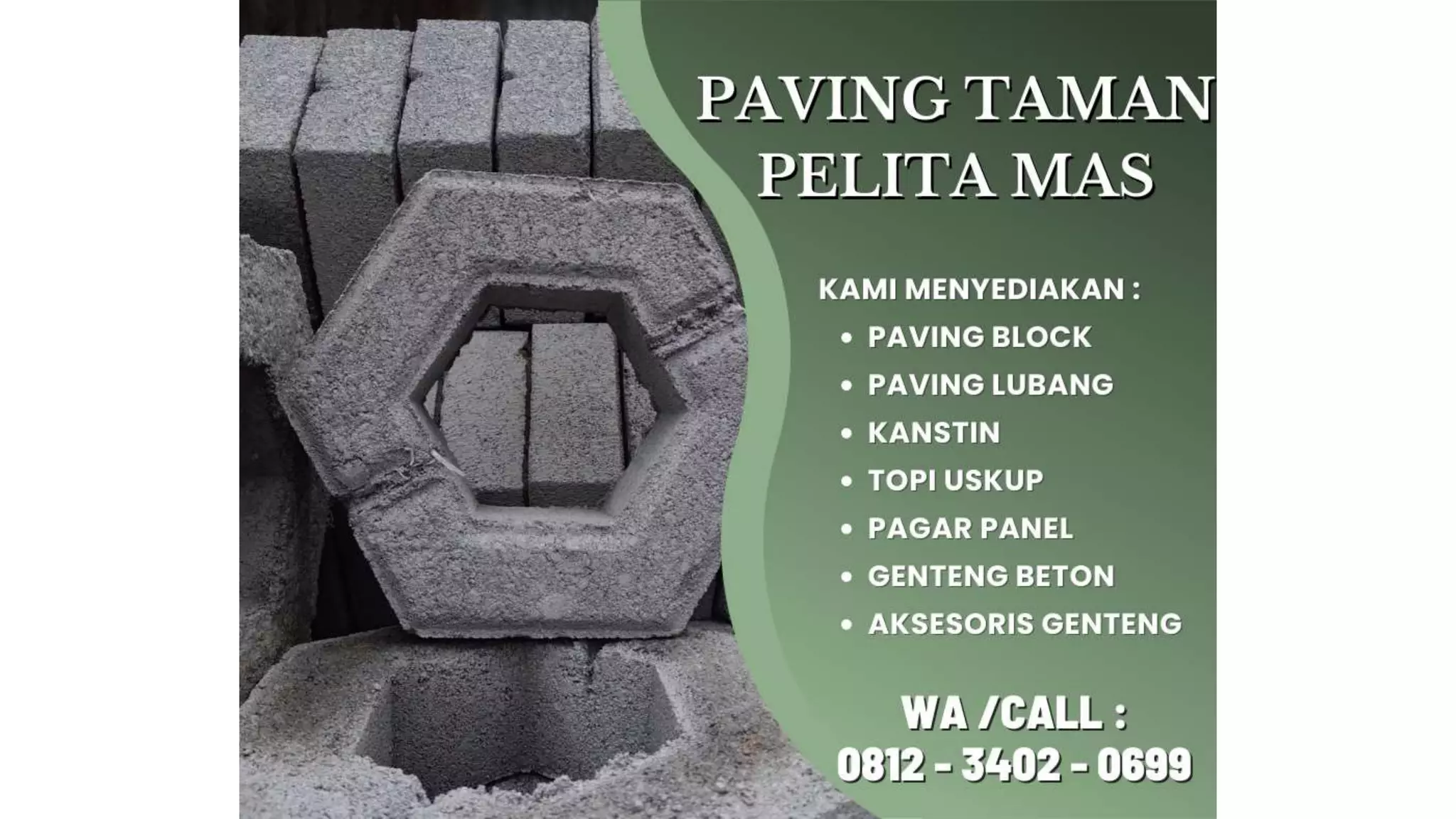 Supplier paving block abu batu Sukun | PPT