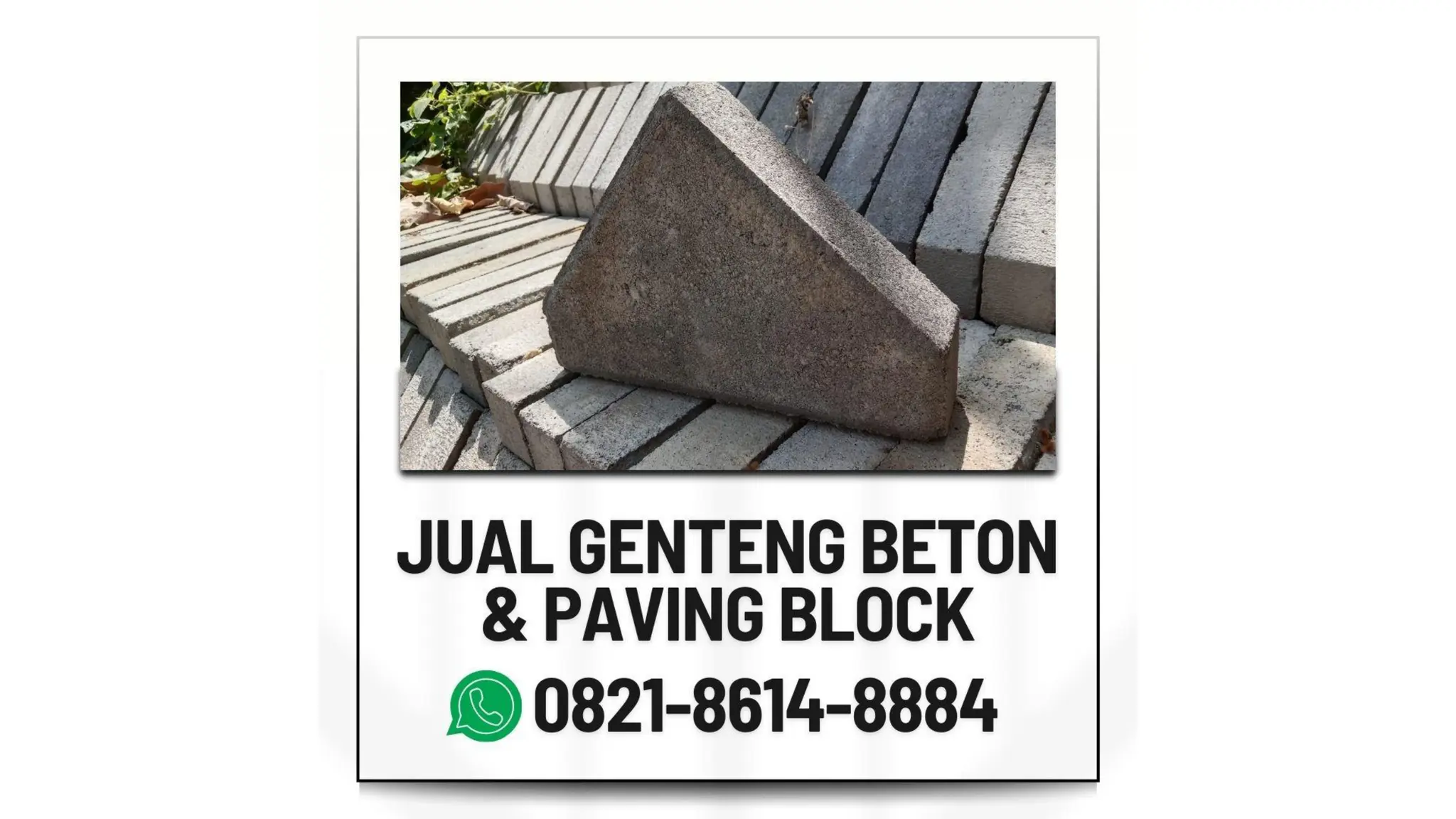 Supplier paving block hitam Lowokwaru | PDF