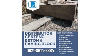 Supplier paving block jalan Kedungkandang | PPT