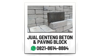 Supplier paving block jalan Lowokwaru | PPT