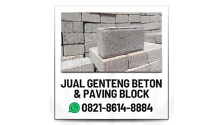 Supplier paving block jalan Lowokwaru | PDF