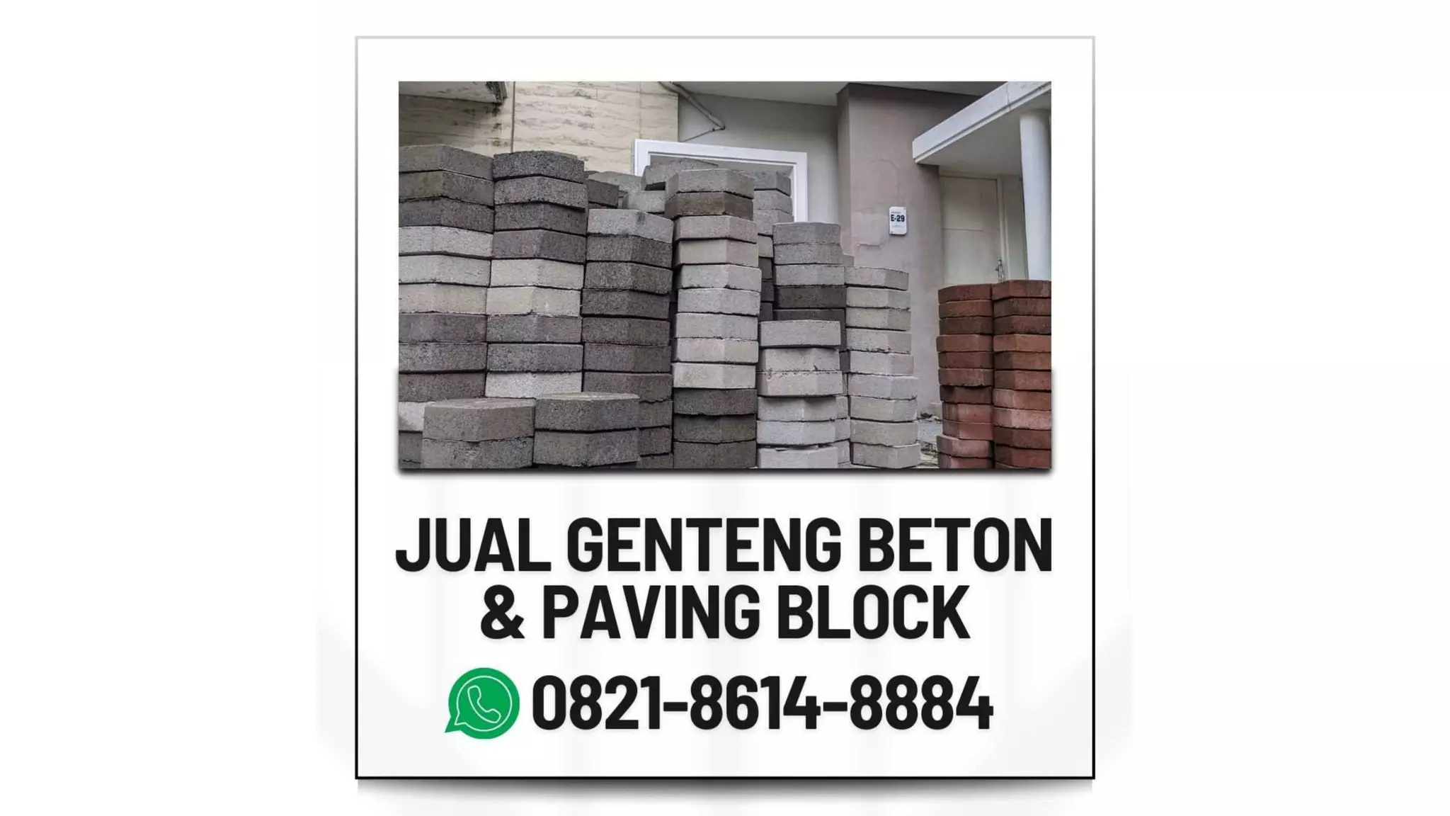 Supplier paving block merah Kedungkandang | PPT