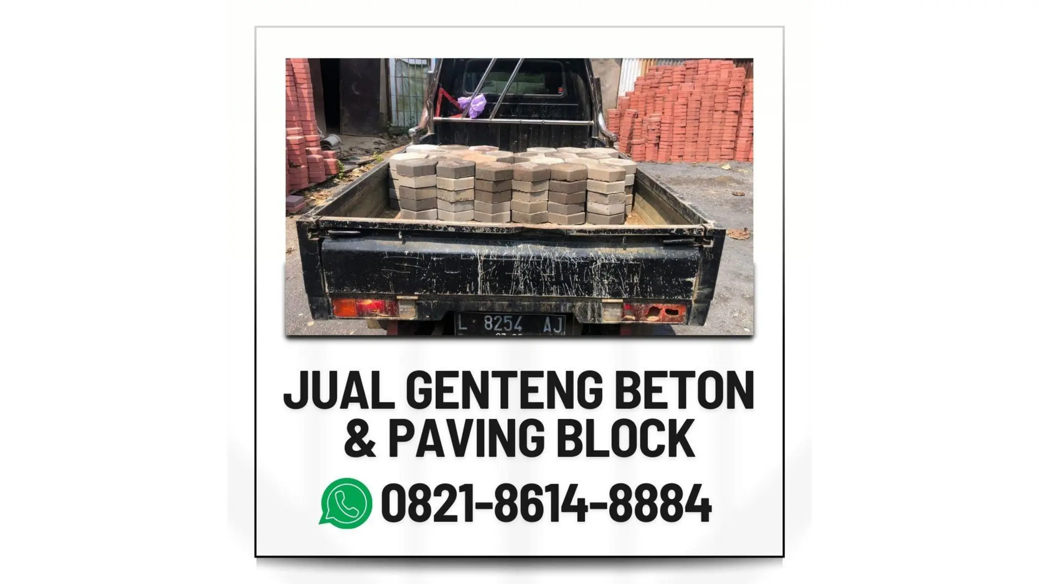 Supplier paving block tebal 6 cm Sukun | PDF