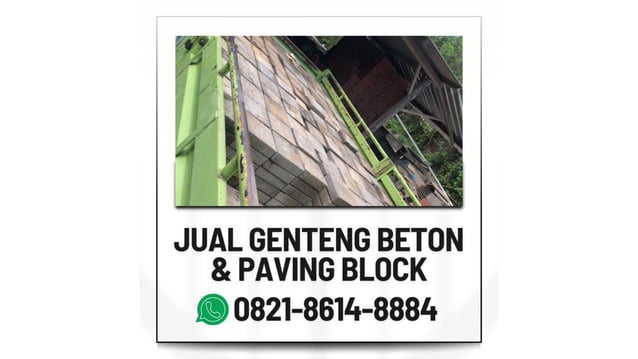 Supplier paving block tiga dimensi Sukun | PDF