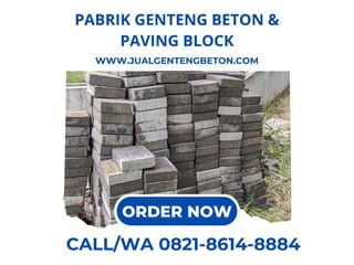 Supplier Paving Resapan Air | PDF