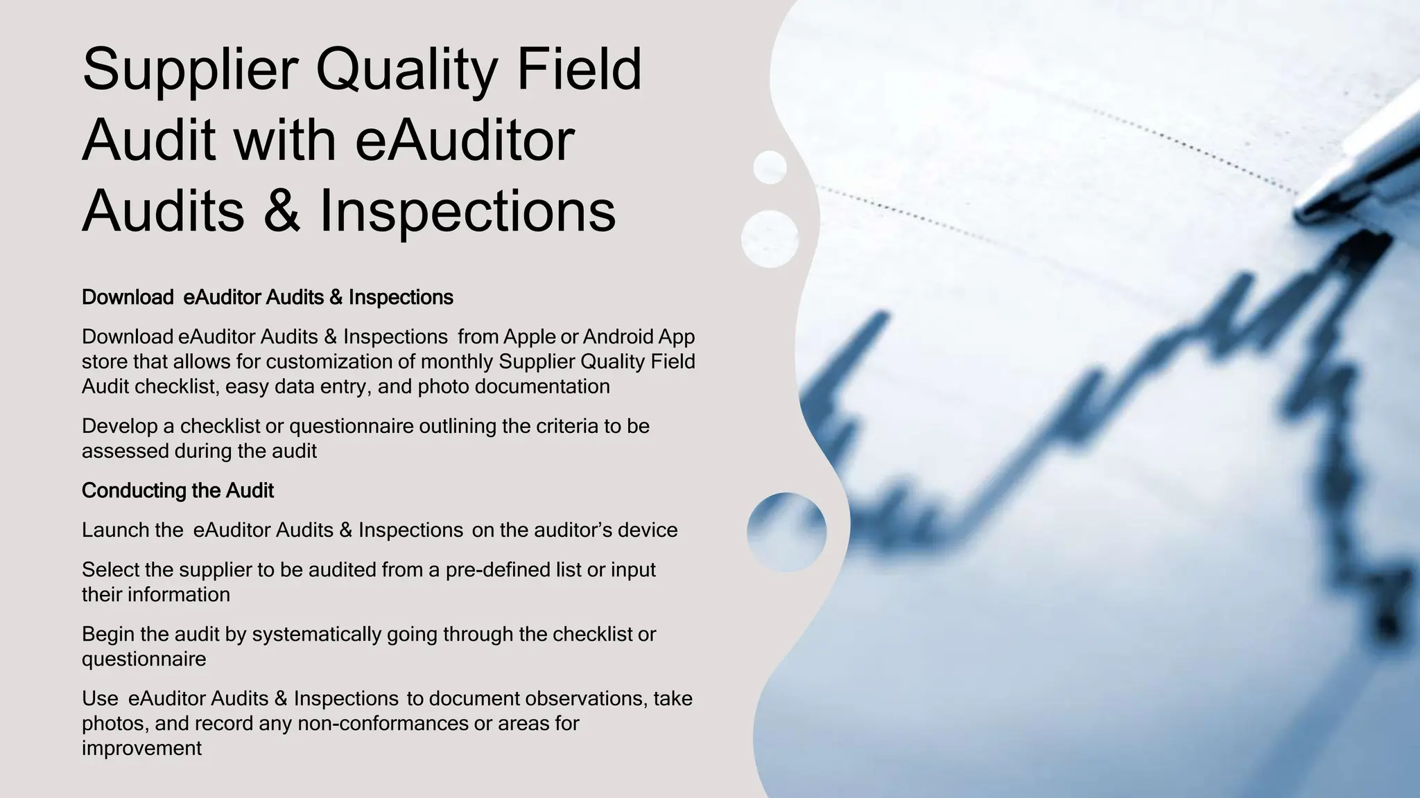 Supplier Quality Field Audit eAuditor Audits & Inspections | PDF
